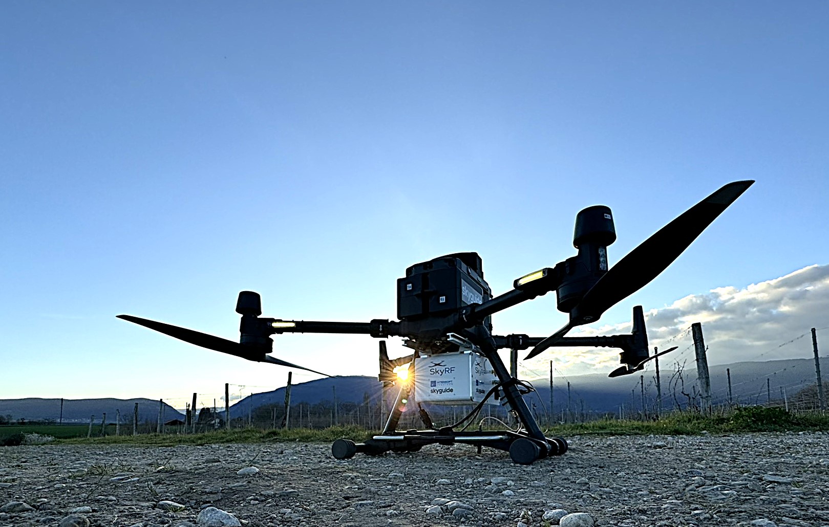 CNS Drone SkyRF® at IFIS 2024 - Intersoft Electronics